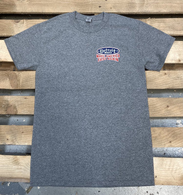 Detroit Muscle Make America Fast Again T-Shirt Grey